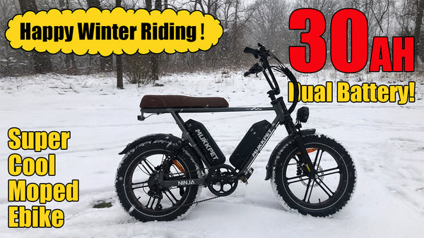 Mukkpet NINJA Moped-Style E-Bike – mukkpet bike