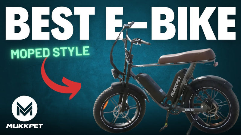 Mukkpet NINJA Moped-Style E-Bike – mukkpet bike